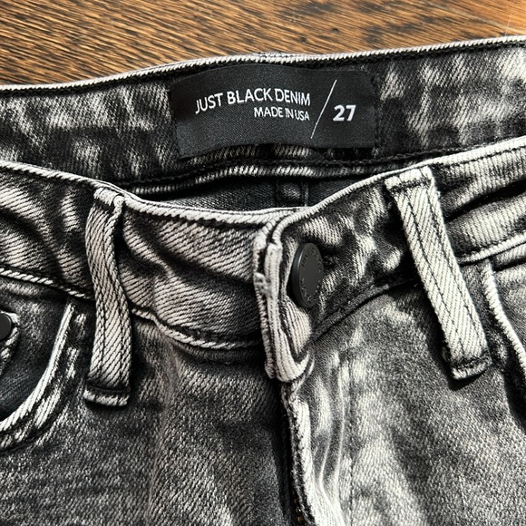 Just Black | Jeans | Nwot Black Acid Wash Denim | Poshmark